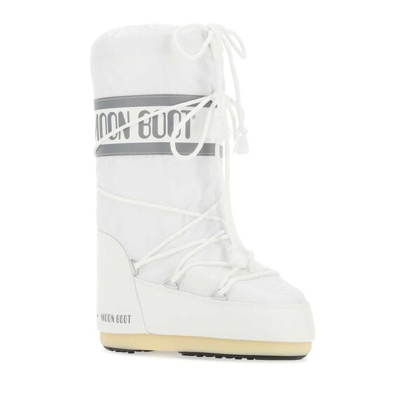 Moon Boot | Shoes | Moon Boot White Nylon Icon Boots | Poshmark